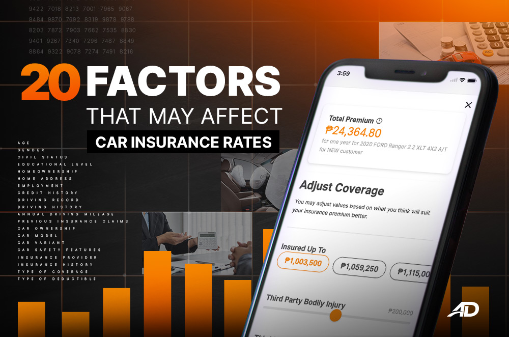 20 factors that may affect car insurance rates | Autodeal