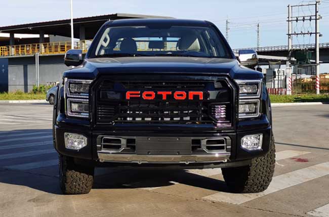 Foton’s new pickup has a strong resemblance to the Ford F-150 Raptor ...