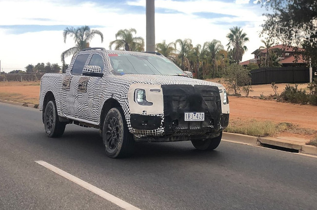 The new 2022 Ford Ranger spied testing in Australia | Autodeal