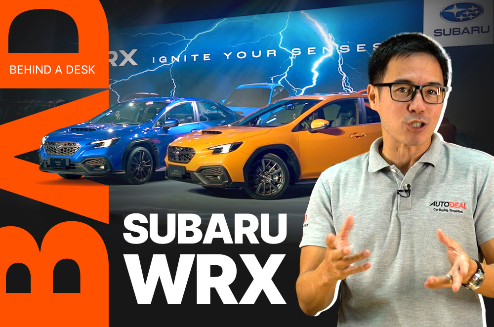 2022 Subaru WRX launches in the Philippines | Behind a Desk | Autodeal