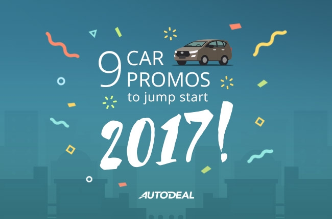 9 car promos to jump start 2017 | Autodeal
