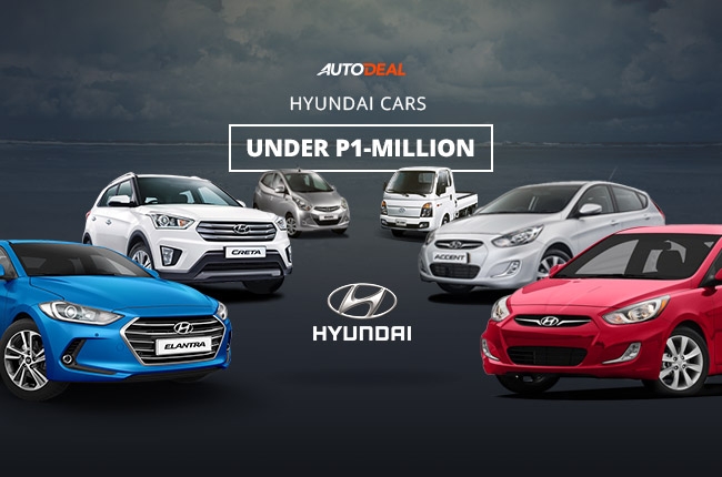5 budget-friendly Hyundai vehicles under P1-million | Autodeal