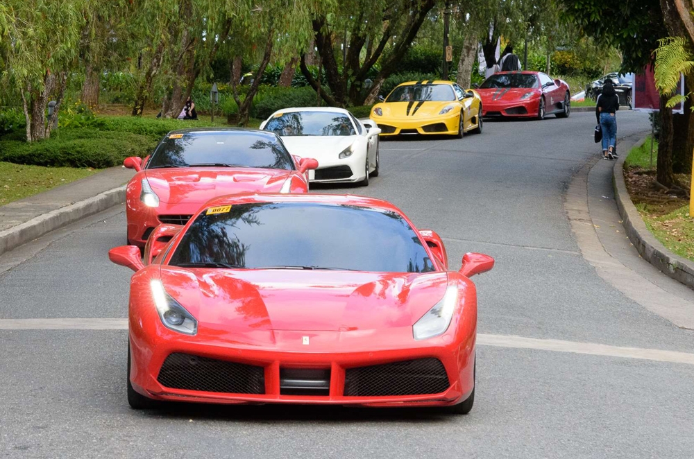 Ferrari PH celebrates 70th brand anniversary with 23-car motorcade ...