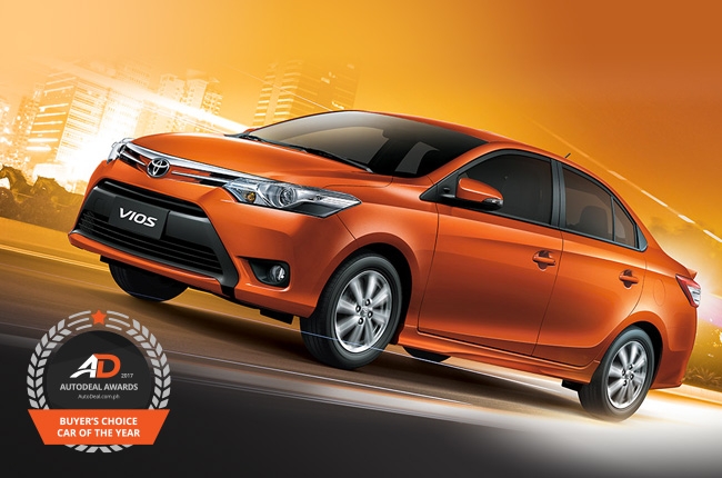 Toyota Vios wins AutoDeal Buyers’ Choice: Car of the Year Award | Autodeal