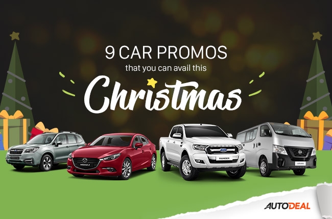 9 car promos you can avail this Christmas | Autodeal