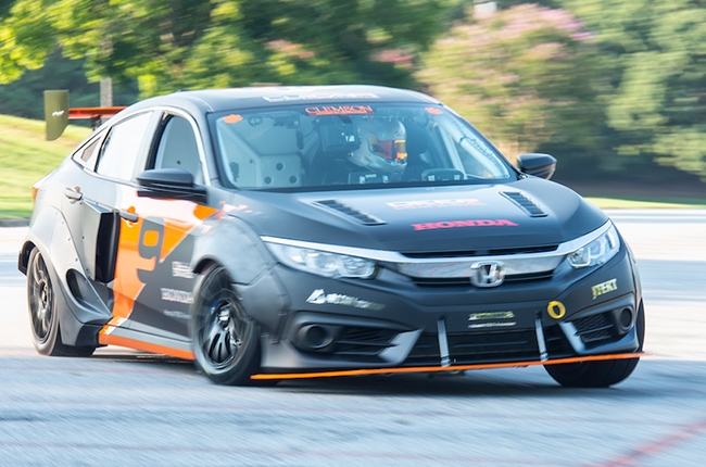 Engineering students develop a monstrous 600-hp hybrid Honda Civic ...