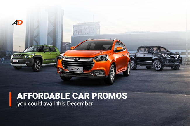 Affordable car promos you could avail this December | Autodeal