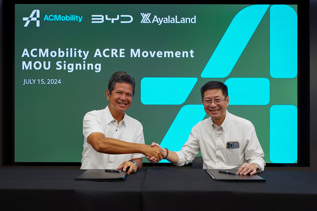 BYD Cars Philippines and Ayala Land partner for sustainable vehicle ...