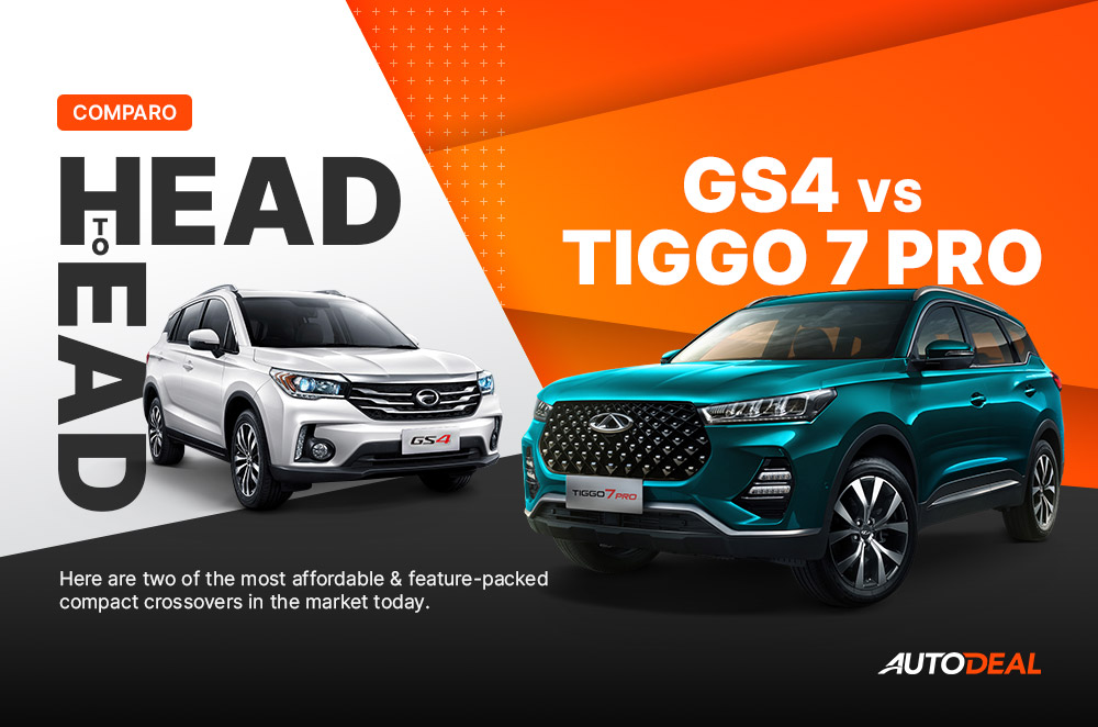 Head to Head: GAC GS4 vs Chery Tiggo 7 Pro | Autodeal