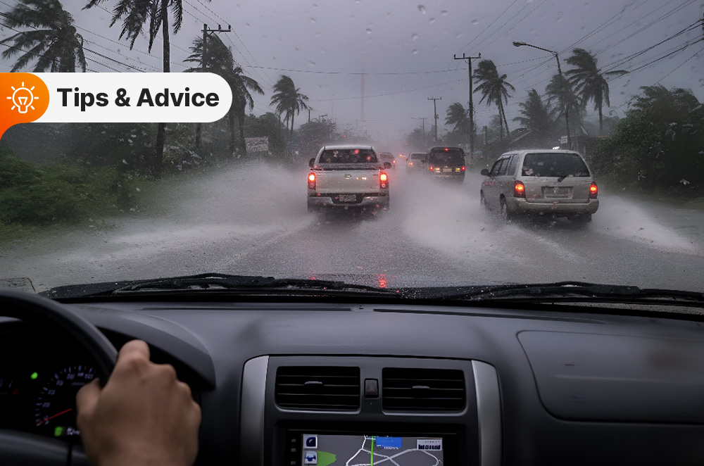Driving during typhoons: 5 things you should always keep in your car ...