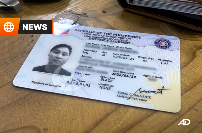 LTO: Validity of licenses expiring in November 2023 to be extended until April 2024. | Autodeal