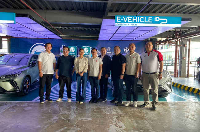 MG opens EV charging station at Festive Walk Mall Iloilo | Autodeal