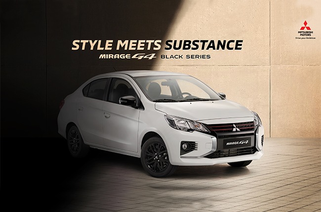 Mitsubishi Philippines launches the Mirage G4 Black Series Limited ...