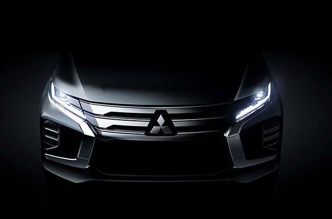 2020 Mitsubishi Montero Sport facelift teased with Strada-like face ...