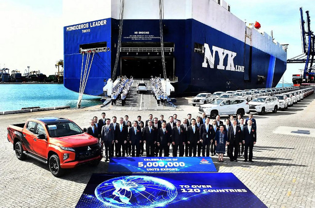 Mitsubishi Thailand celebrates 5 million exported vehicles | Autodeal