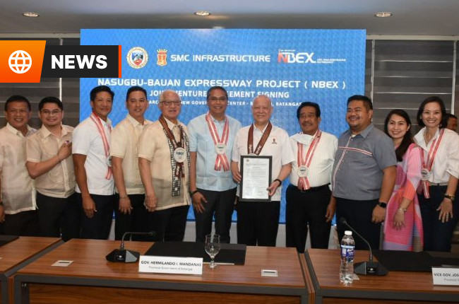 The Nasugbu-Bauan Expressway project signed and given the green light ...