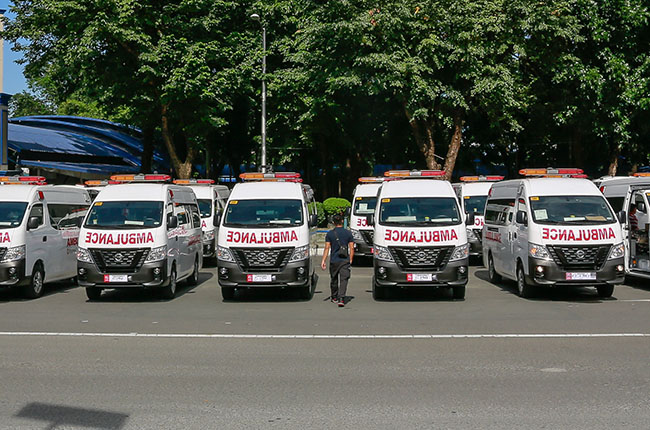 Nissan PH turns over 45 NV350 Urvan ambulance units to PCSO | Autodeal