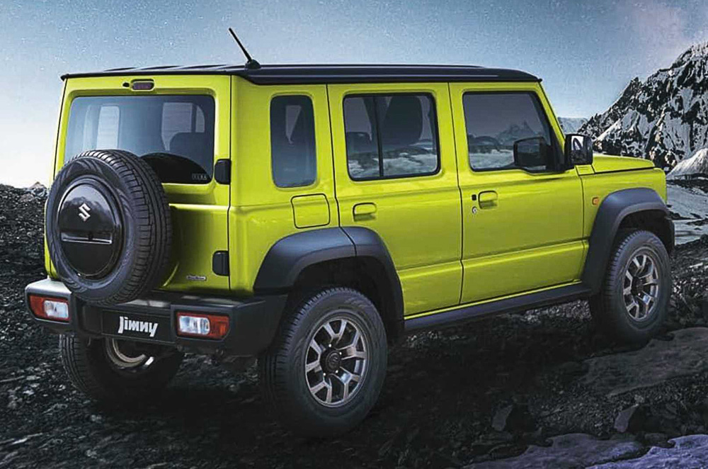 Maruti Suzuki officially debuts the five-door Suzuki Jimny in India ...