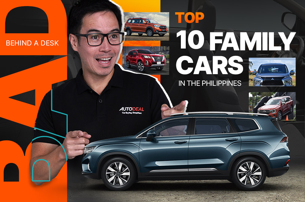 Top 10 Family Cars in the Philippines | Behind a Desk | Autodeal