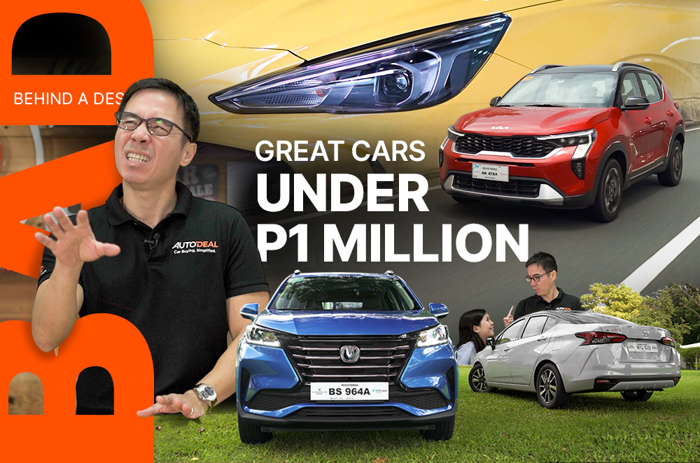 Top 5 Cars Under P1,000,000 in 2024 | Behind a Desk | Autodeal