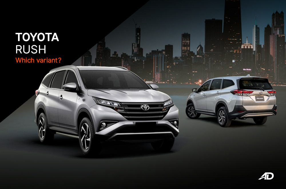 Which 2019 Toyota Rush to buy? – Variant Comparison Guide | Autodeal